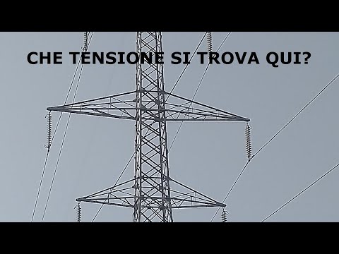 ALTA TENSIONE NEI TRALICCI, quanti volt ci sono? ECCO COME CALCOLARE ...