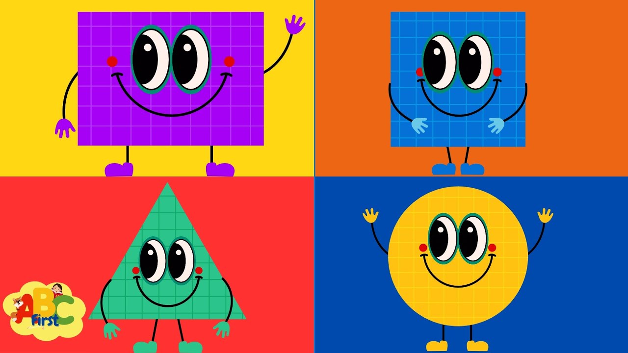 Shapes Song | Nursery Rhymes for Children | Fun Circle, Square ...