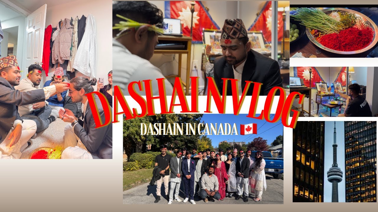 Dashain Vlog | Dashain Canada Ma | - YouTube