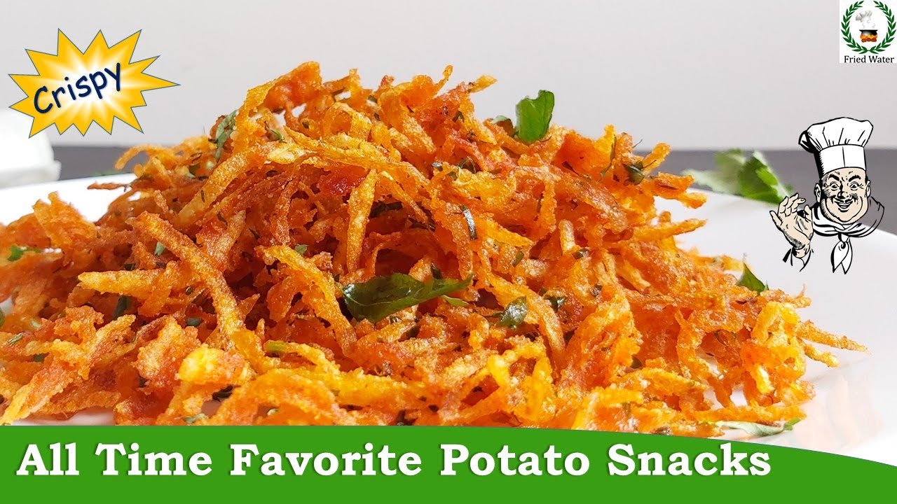 How To Make Potato Snacks | In English | Easy Potato Matchsticks ...