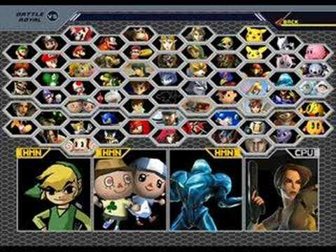 Fake Super Smash Bros. Character Rosters And Game Covers - YouTube
