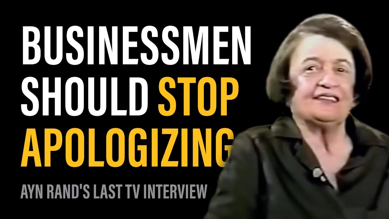 Ayn Rand’s Last TV Interview: Louis Rukeyser’s Business Journal (1981 ...