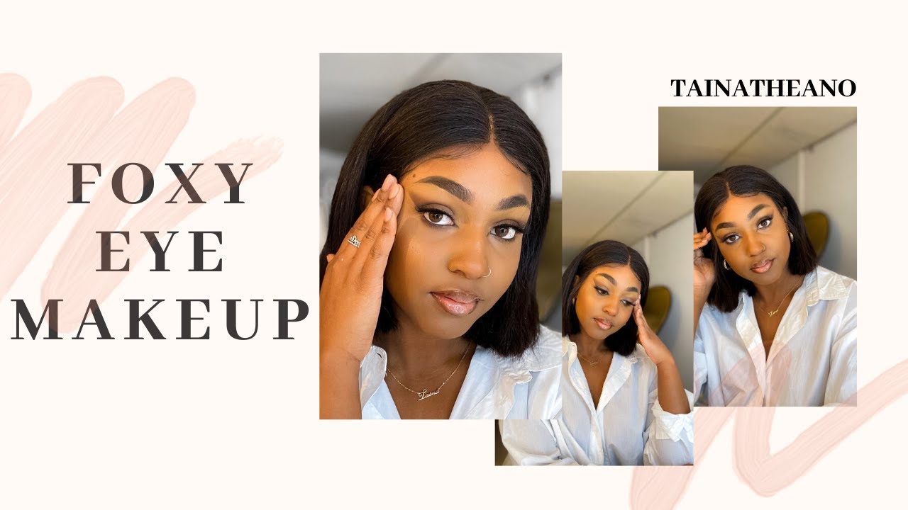 Trying The Foxy Eye Makeup Trend | Eye-lift without surgery? - YouTube