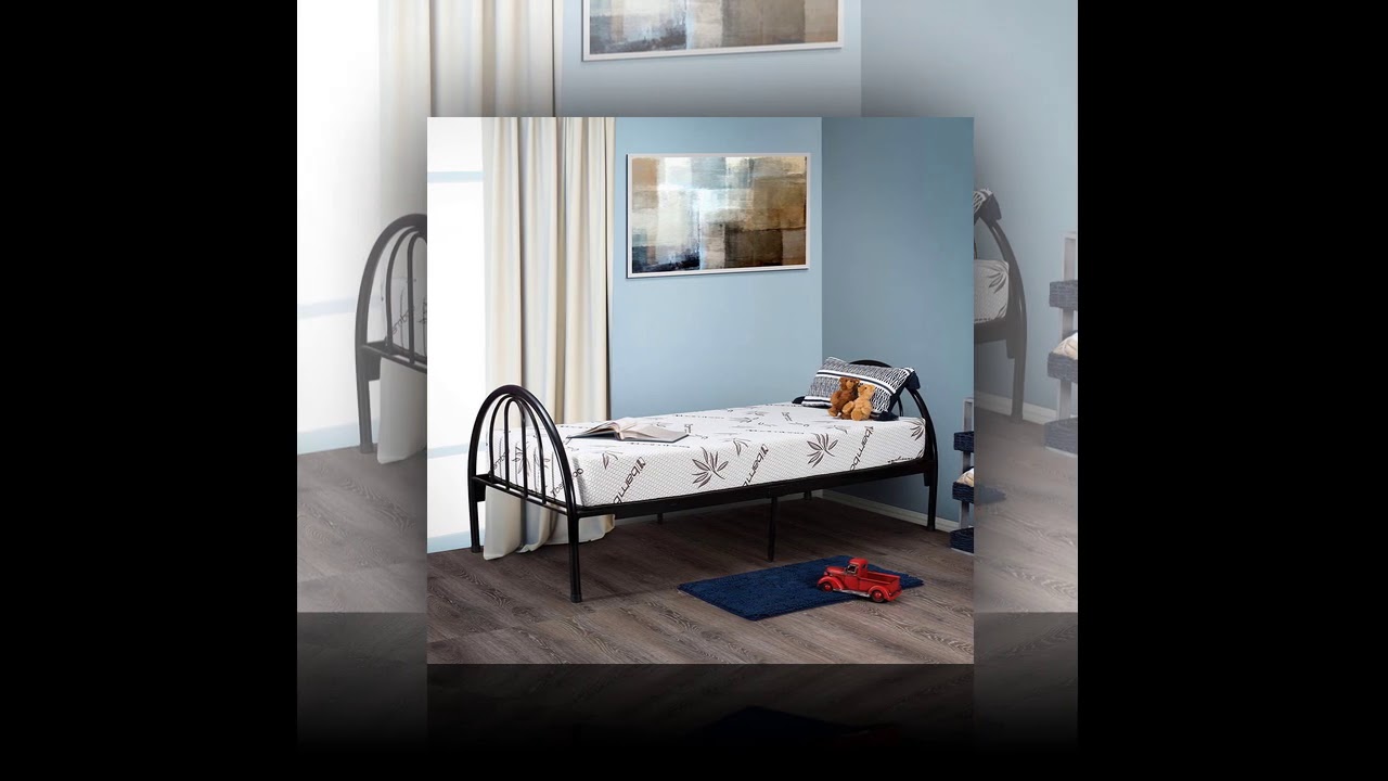 Fortnight Bedding 30x74 6 Inch Gel Memory Foam Mattress - YouTube