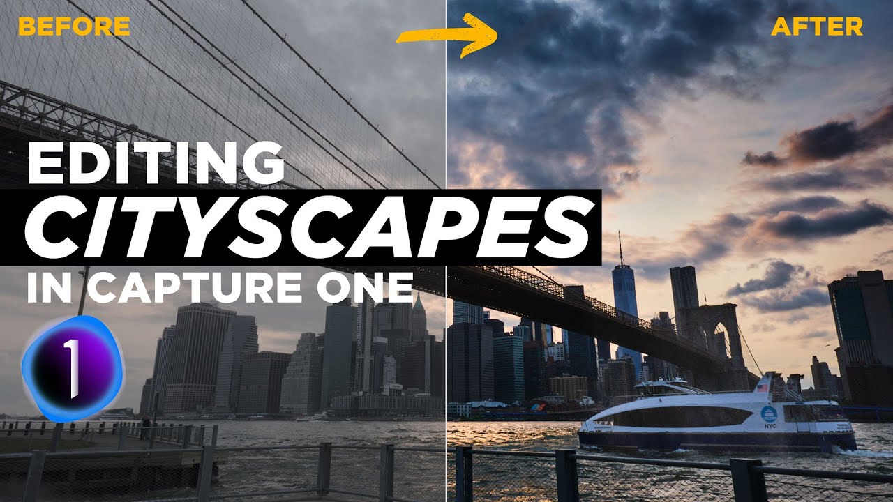 Cityscape Editing in Capture One - 4 Photos from Start to Finish - YouTube