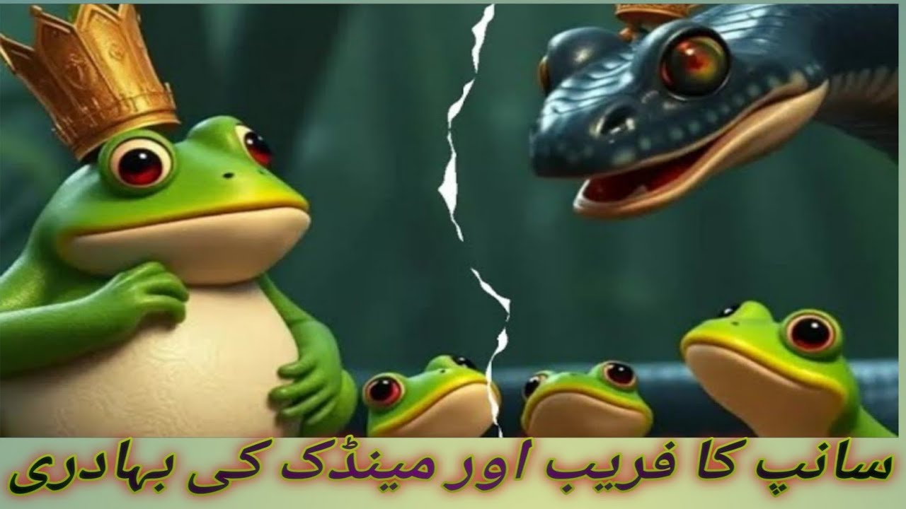 The Deception of the Snake and the Bravery of the Frog / साँप का फ़रेब ...