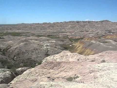Conata Basin Overlook on Badlands Loop Road in Badlands National Park ...