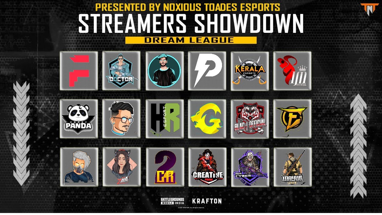 STREAMERS SHOWDOWN PRESENTED BY THE NOXIOUS TOADS ESPORTS | DREAM ...
