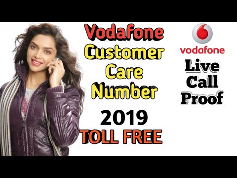 Vodafone customer care number 2019 ।। Toll free ।। live call proof ...