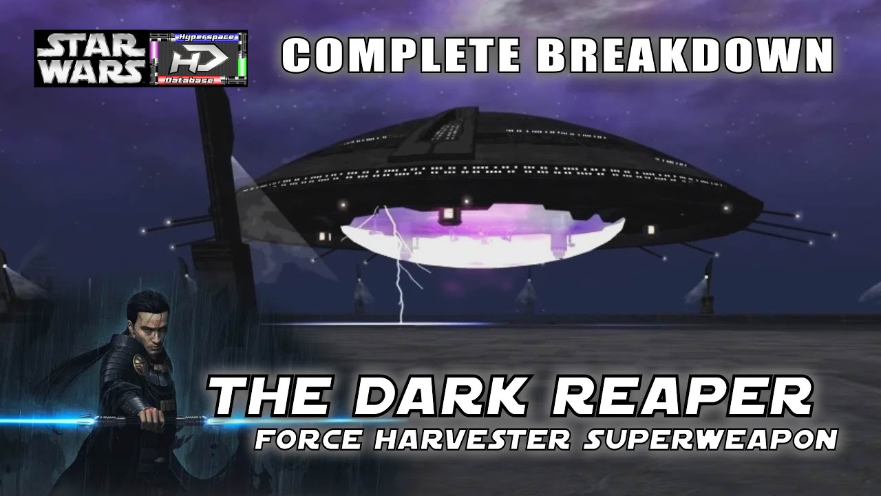 Ancient Sith Superweapon The Dark Reaper/Force Harvester - Star Wars ...