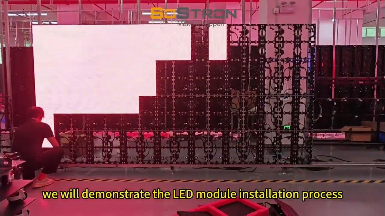 Simple installation and removal process of LED modules - YouTube