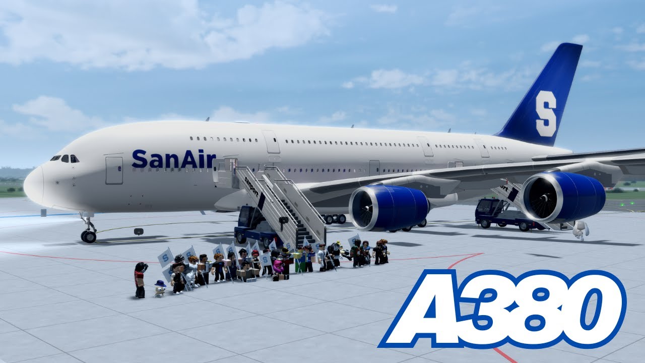 ROBLOX | Airbus A380 San Air Test Flight (Owner's POV) - YouTube