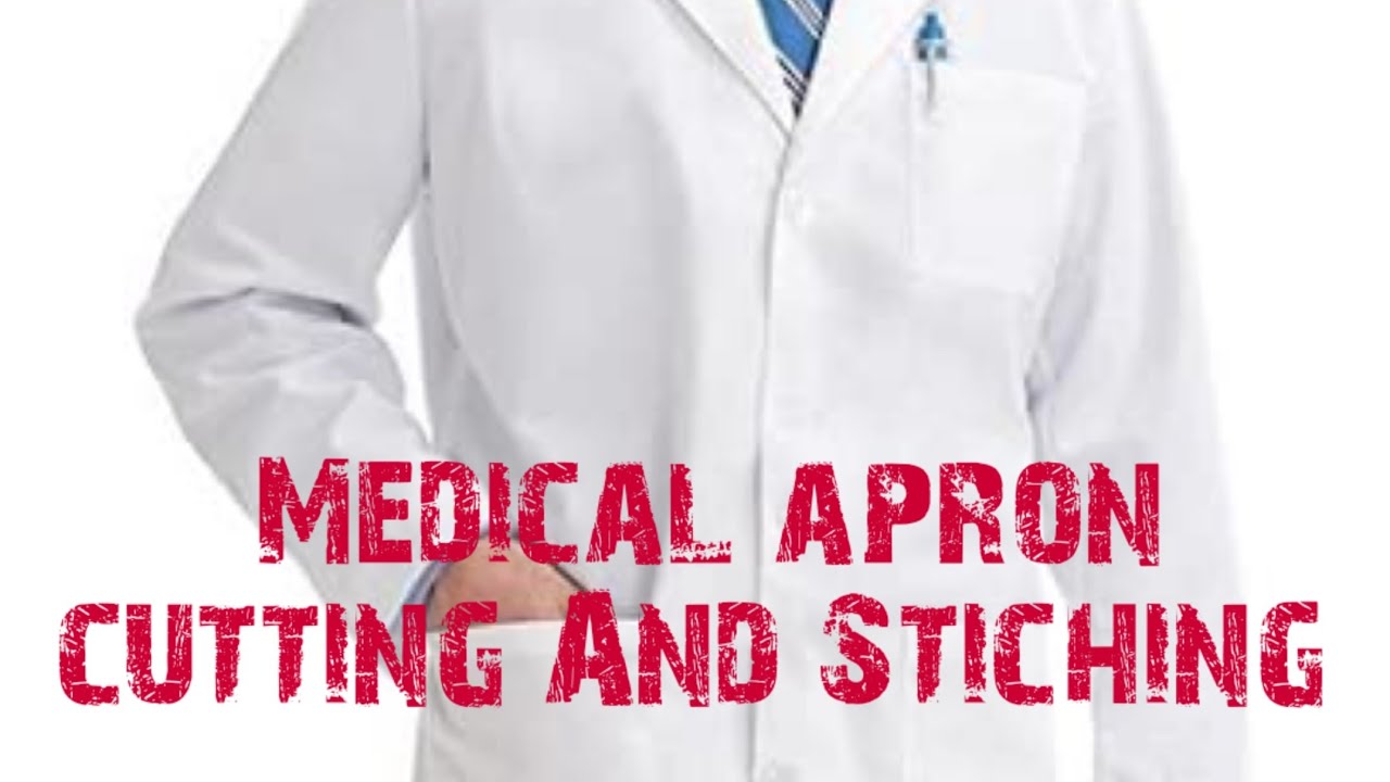 how to make doctors apron cutting & stitching step by step - YouTube