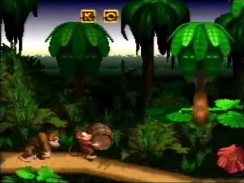 Donkey Kong Country - 101% Walkthrough, Part 1 - Jungle Hijinxs - YouTube