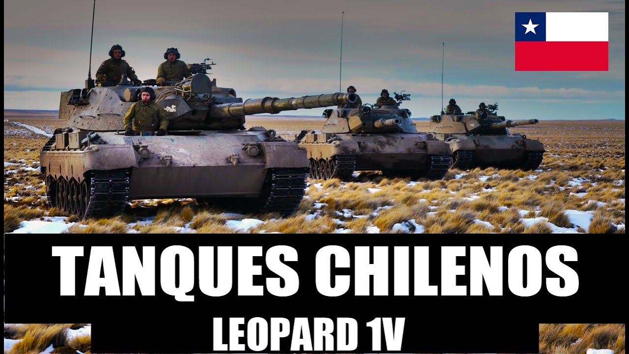Chile: Tanques Leopard 1V Del Ejercito Chileno - YouTube
