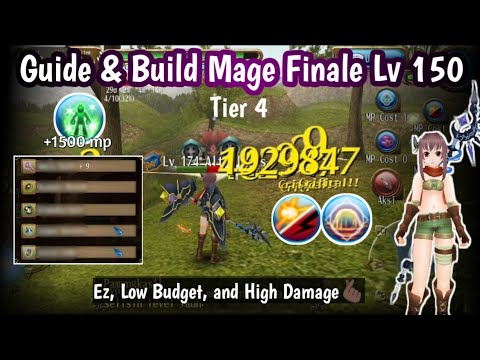Toram Online - Guide & Build Mage Finale Lv 150 | for Newbie! Low ...