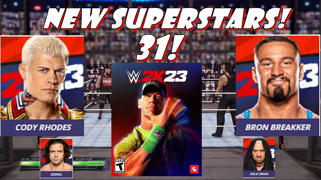 WWE 2K23 - 31 NEW SUPERSTARS IN WWE 2K23! | (WWE 2K23 News) - YouTube