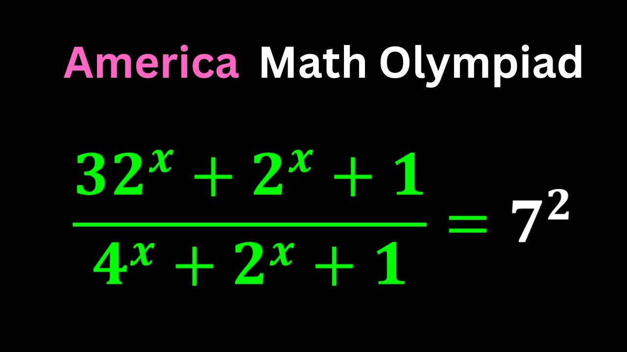 America Math Olympiad | Math Olympiad Problem which frightened 300K ...
