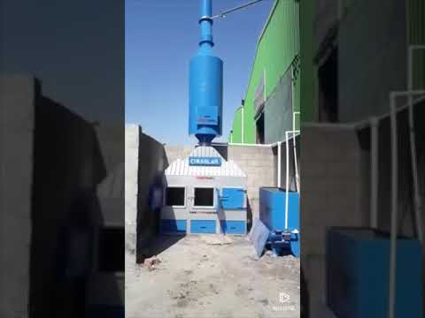 Elek yakma ocağı ve filtre sistemi