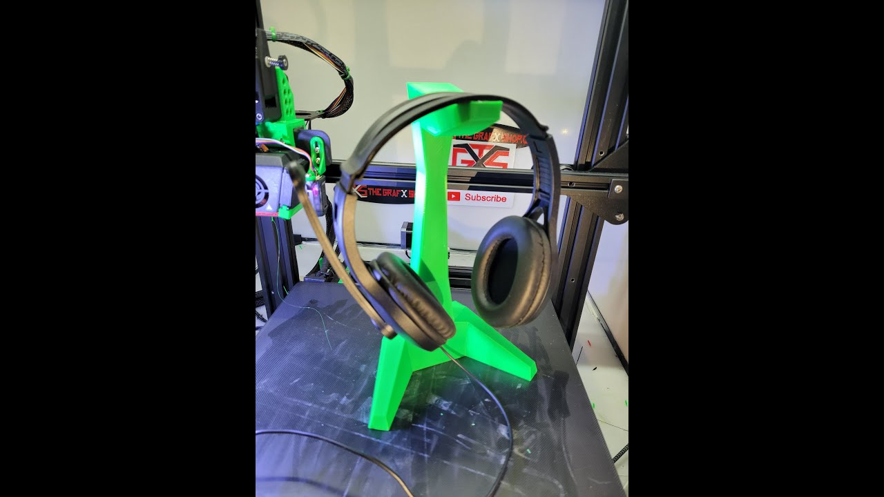 Live - 3D Printing #51 - Headset Holder (part #2 holder) - YouTube
