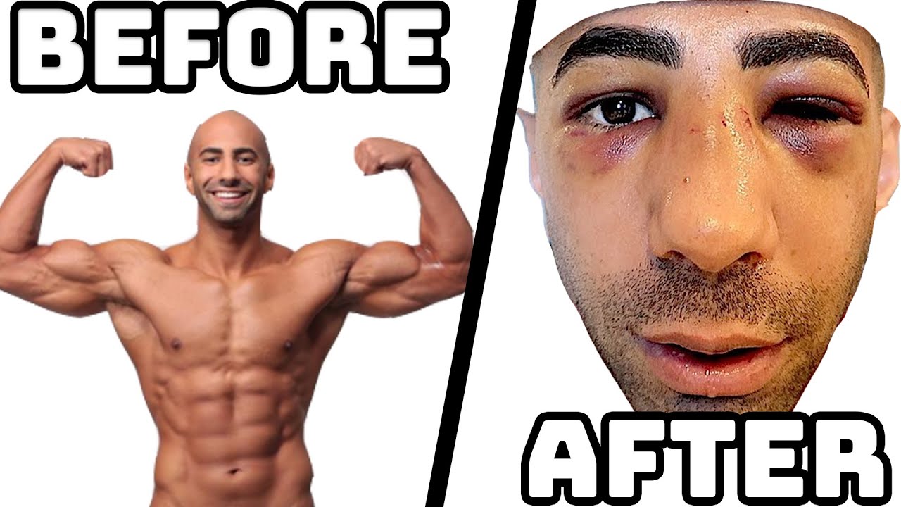 Fouseytube on steroids during his boxing match? (Charity boxing match ...