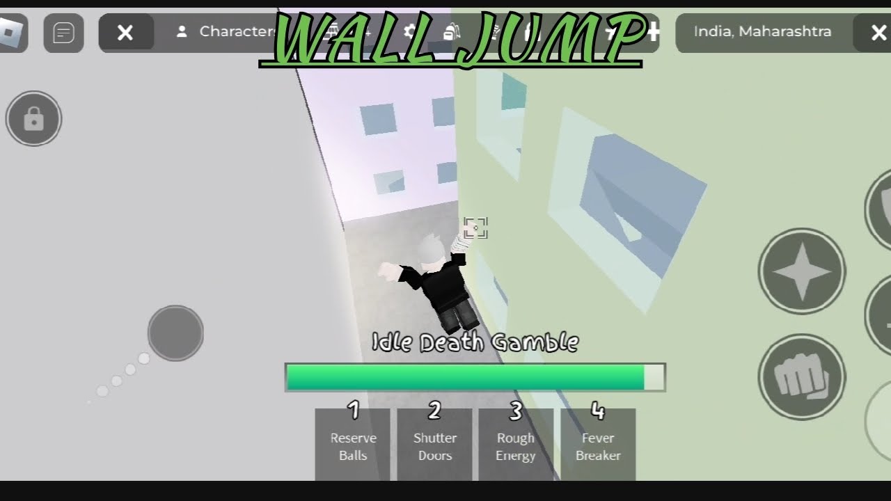 Teaching how to wall jump in roblox jujutsu shenanigans - YouTube