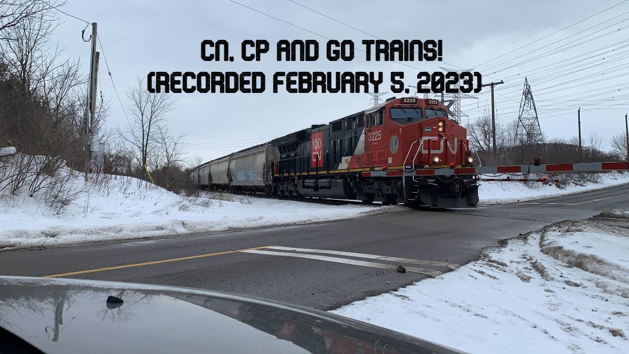 (Recorded Feb 5, 2023) Railfanning at Reesor Rd and Rodd Ave - YouTube