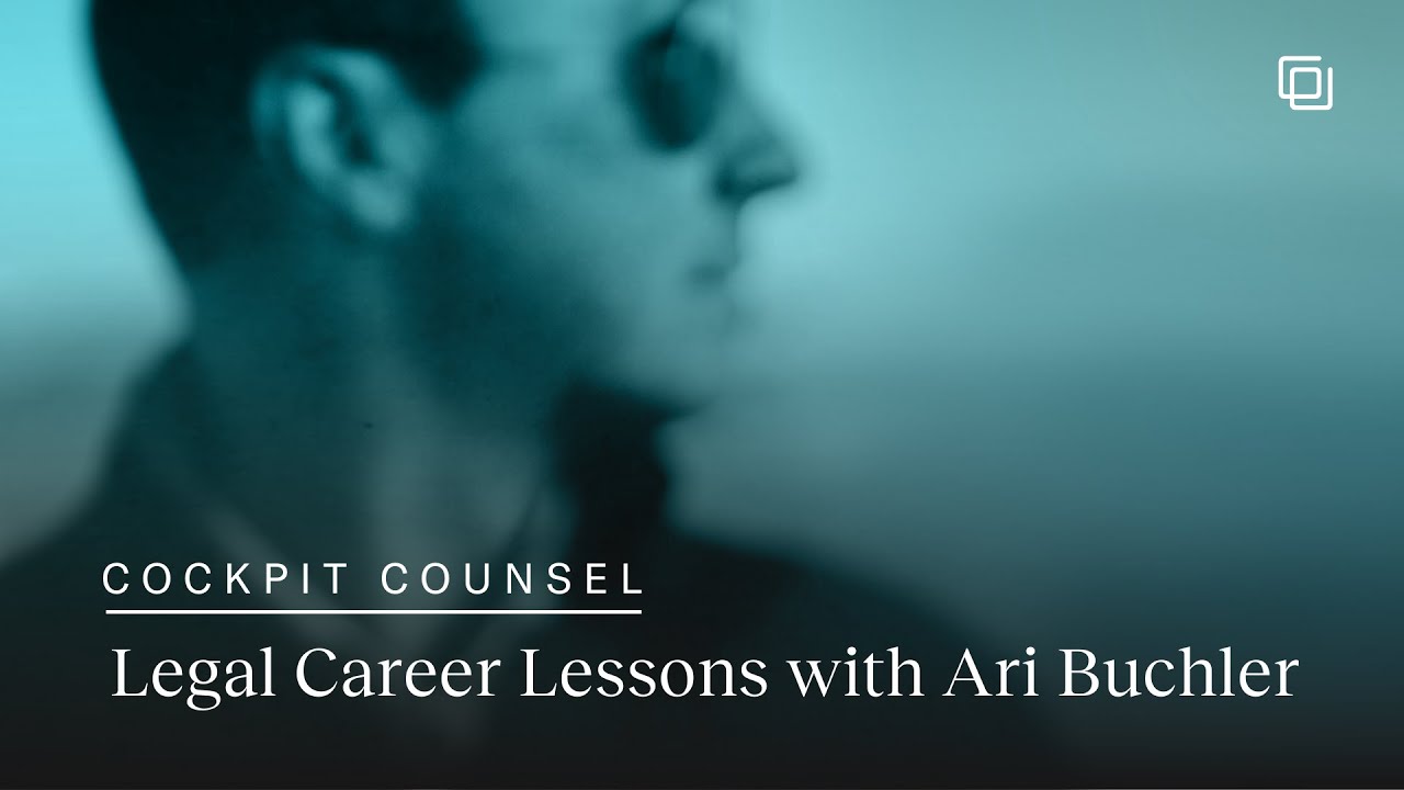 Cockpit Counsel: Legal Career Lessons with Ari Buchler - YouTube