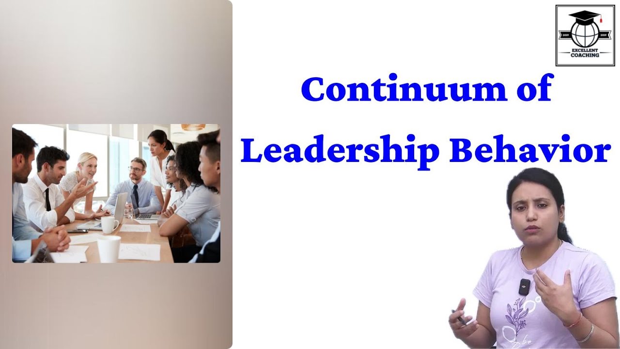 CONTINUUM OF LEADERSHIP BEHAVIOUR | M.A. |CTET |DSSSB|ALL TETS ...