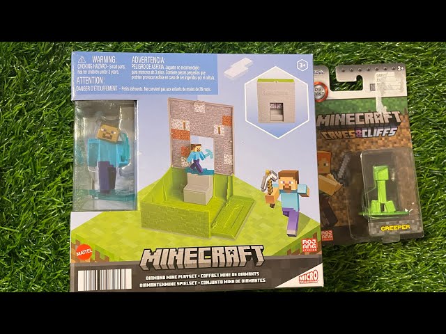 Officially Licensed Minecraft Playset Minecraft Diamond Mine Village ...