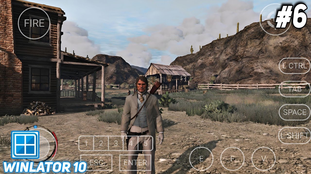 RDR (Winlator 10) Gameplay + Setting part 6 - YouTube