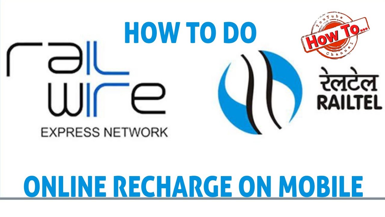 HOW TO DO ONLINE RECHARGE ON RAILWIRE APP | RAILTEL - YouTube