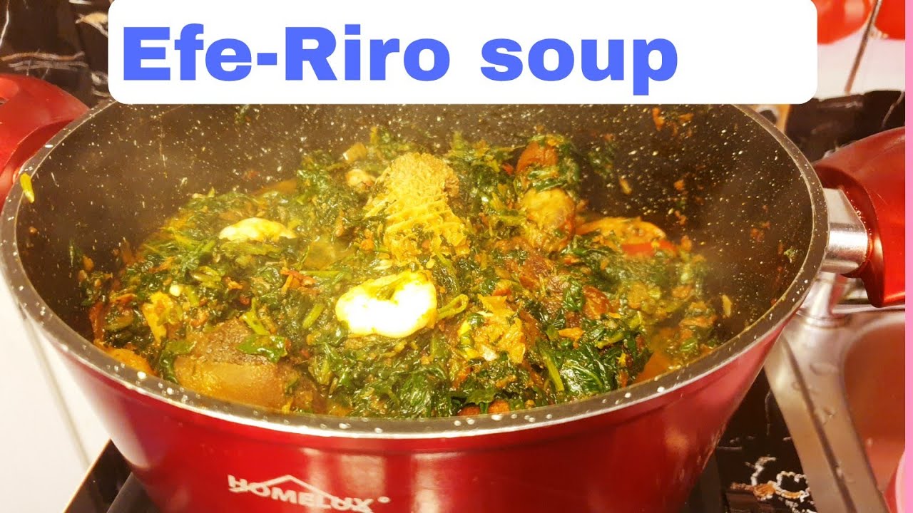 HOW TO MAKE EFE-RIRO SOUP - YouTube