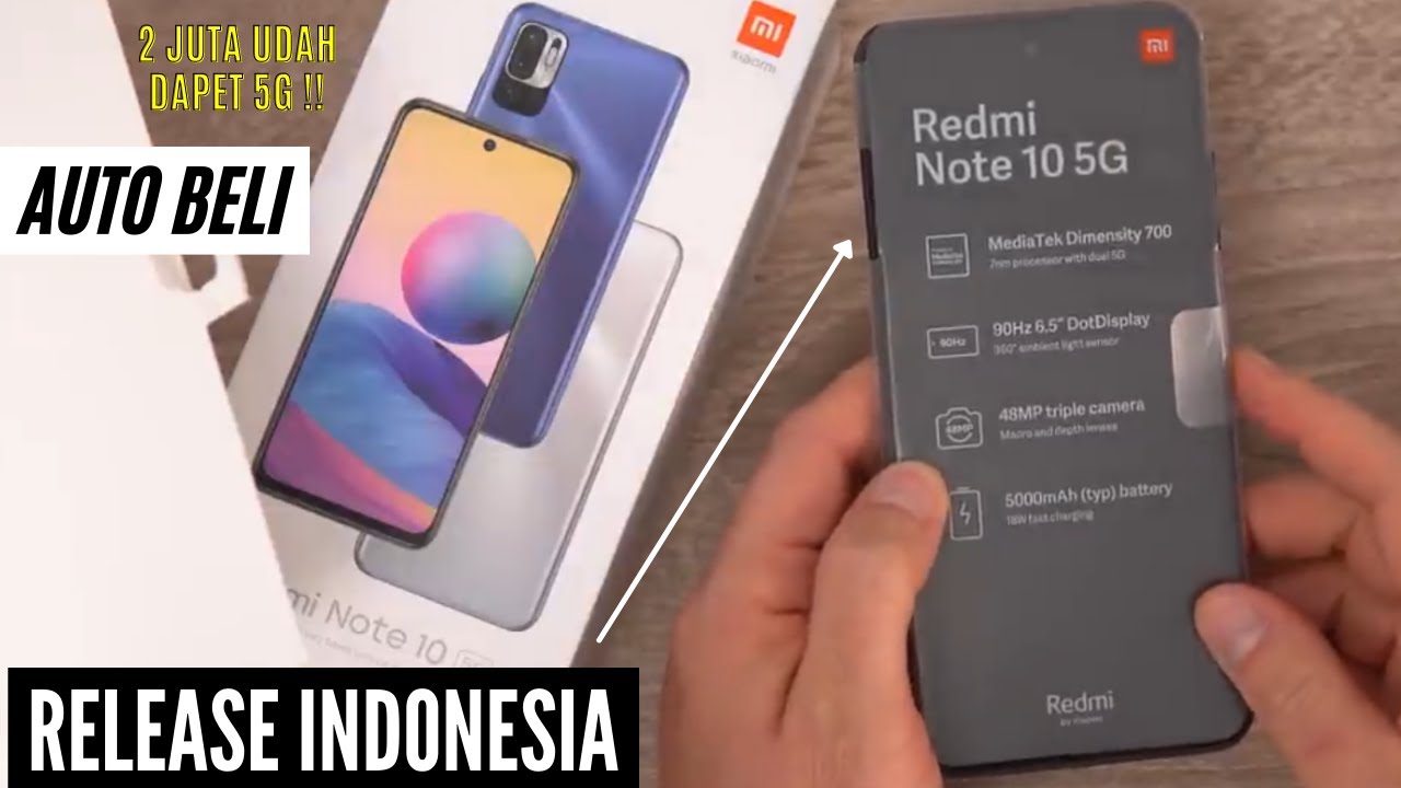 AUTO NYESEL BELI REDMI NOTE 10 PRO!! HP REDMI NOTE 10 5G | RESMI RILIS ...