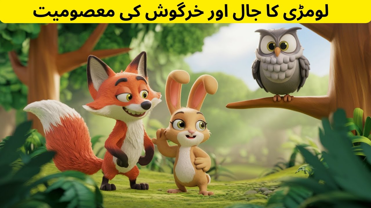 Fox and Rabbit | Moral stories in urdu | stories for kids - YouTube