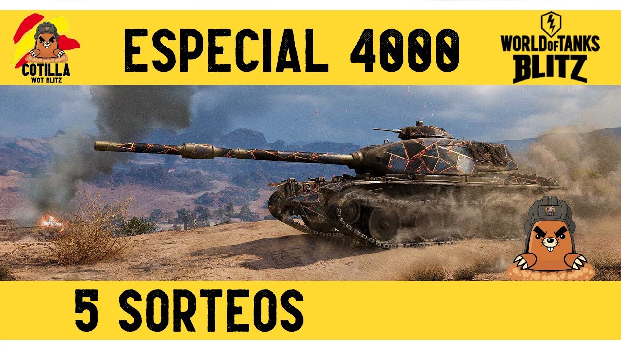 Tanques gratis WoT Blitz | Sorteos WoT Blitz | Directo especial 4000 ...