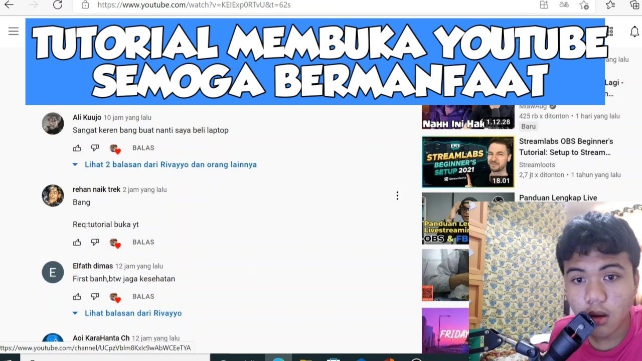 TUTORIAL MEMBUKA YOUTUBE SEMOGA BERMANFAAT - YouTube