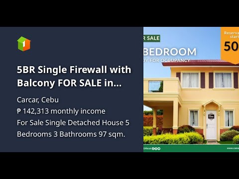 5BR Single Firewall with Balcony FOR SALE in Carcar City (RFO) - YouTube