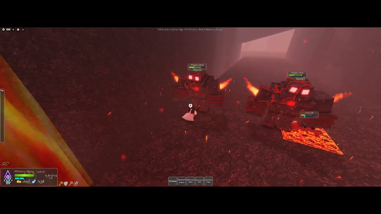 Roblox 2024 03.26 16:32 Arcane lineage bug - YouTube