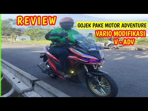 GOJEK PAKE MOTOR ADVENTURE ( REVIEW MODIFIKASI VARIO ADV PCX ) - YouTube