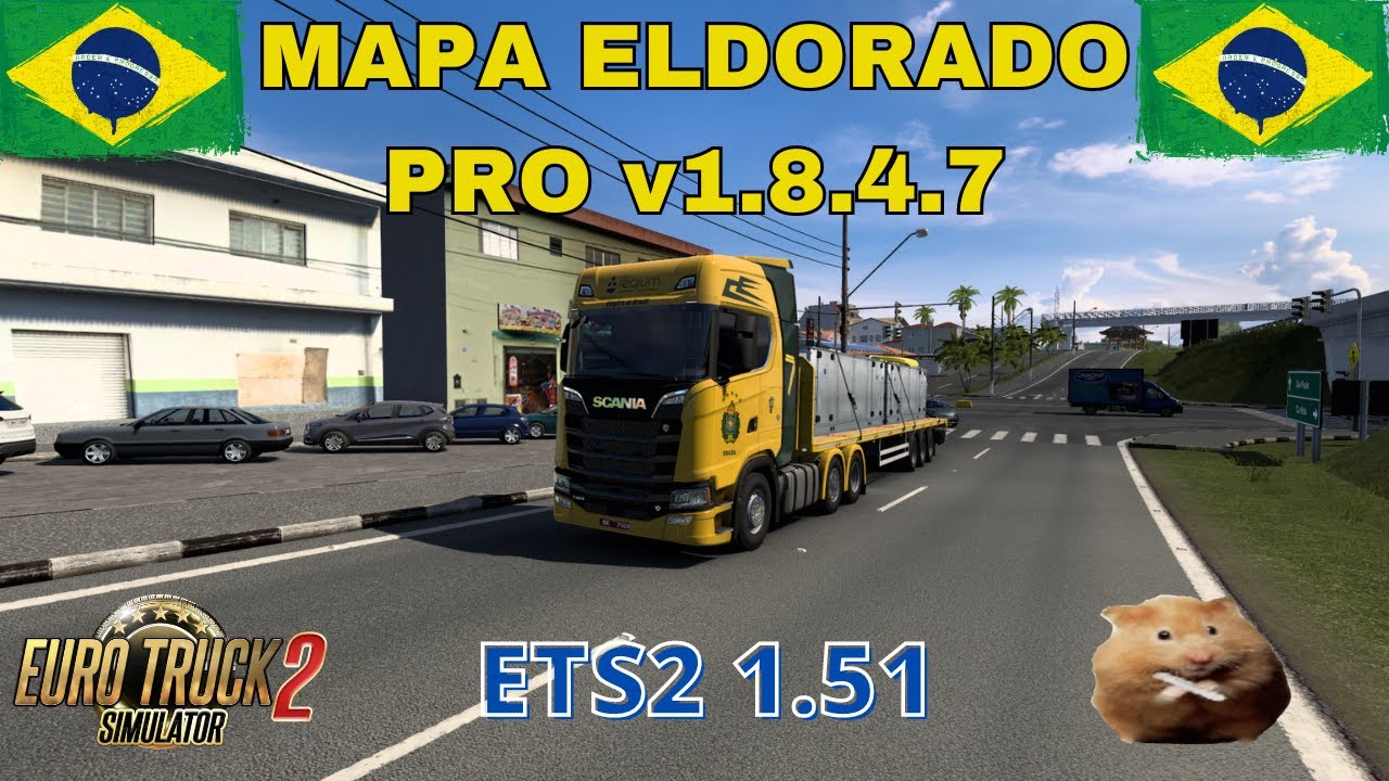 ETS2 1.51 MAPA ELDORADO PRO v 1.8.4.7 !:5 scale standalone map of the ...