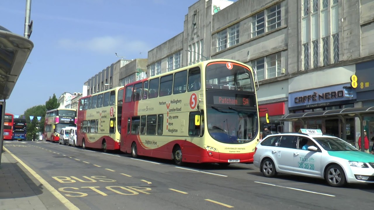 BRIGHTON BUSES JUNE 2018 - YouTube