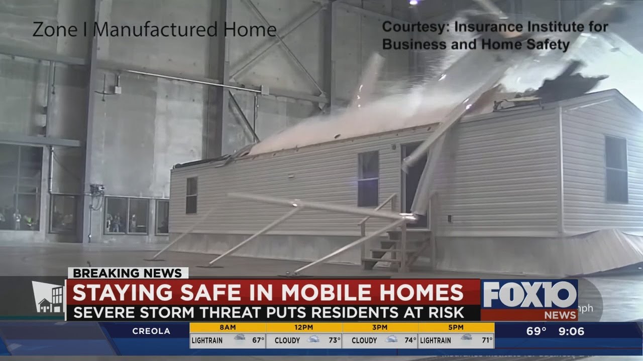 Staying safe in mobile homes - YouTube
