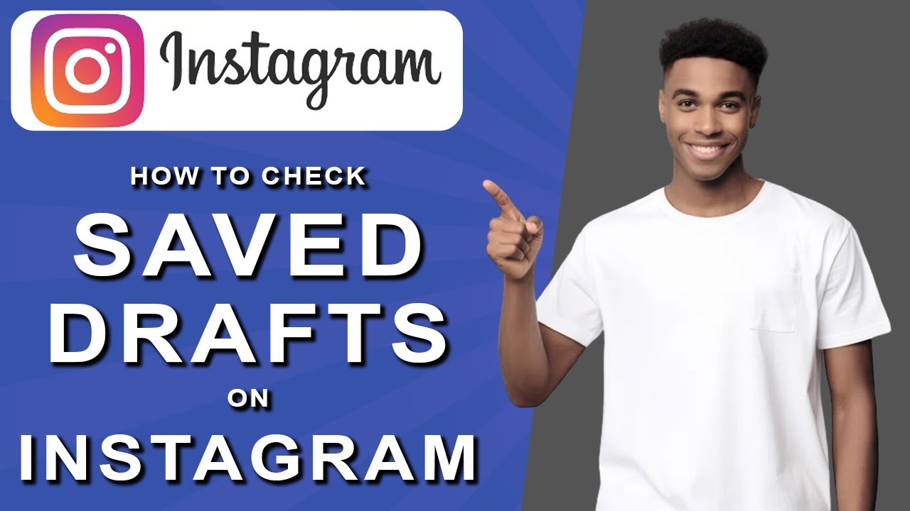 How to check saved drafts on instagram (2024) - YouTube