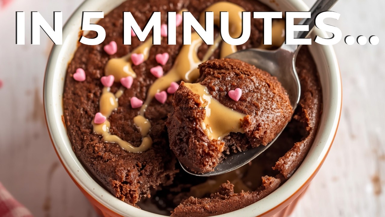 Your New Favorite Lazy Dessert | 5 Min Fudge Cake! - YouTube