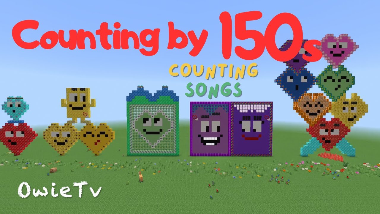 Counting by 150s Song | Minecraft Number Blocks Song | Math and Number ...