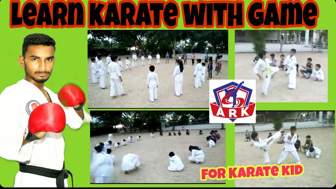 Learn karate with game for kids - YouTube