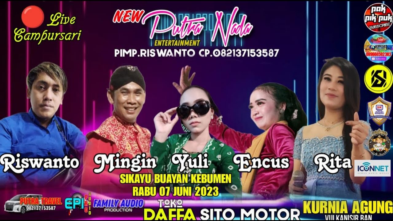 LIVE - CAMPURSARI PUTRA NADA - PIMP.RISWANTO - YouTube