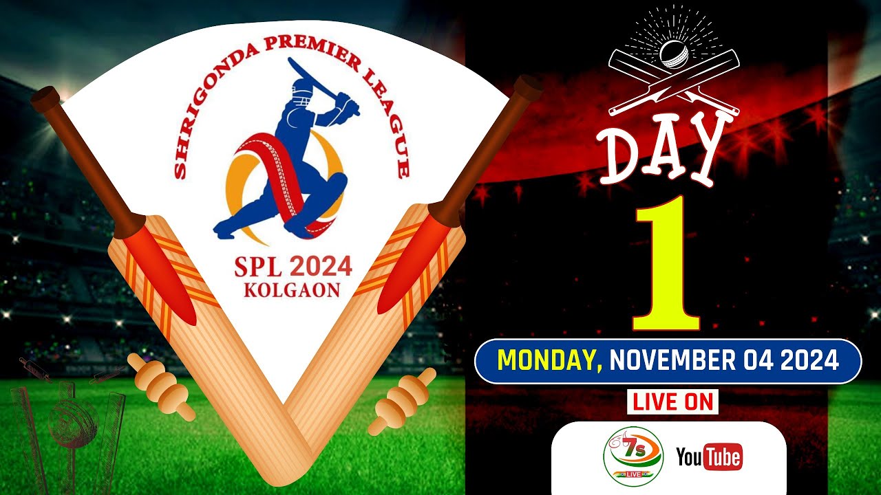 ||SHRIGONDA PREMIER LEAUGE-2024||(DAY-1) - YouTube