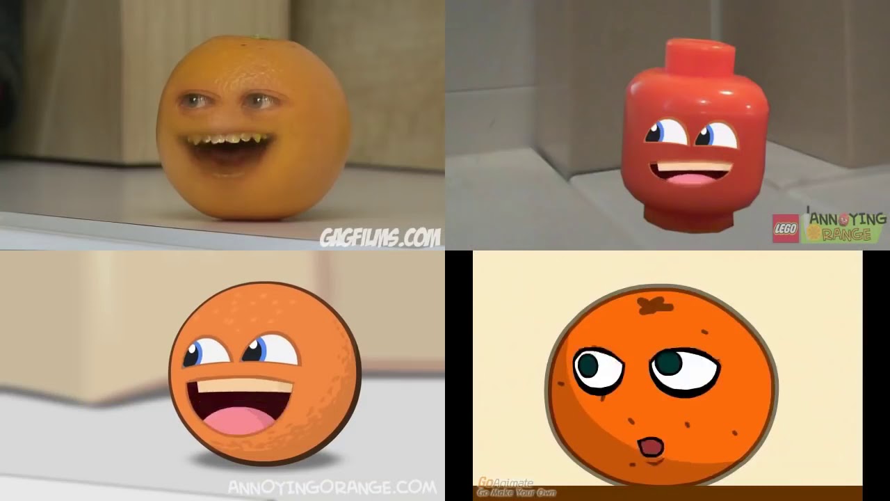 The Annoying Orange (Comedy, Lego, animated VS GoAnimate) - YouTube